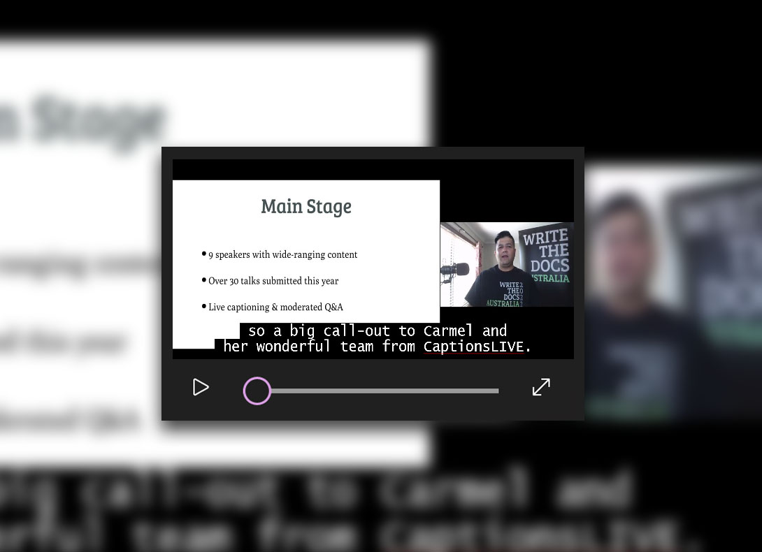 Live Captioning by CaptionsLive - Captions for events of any size
